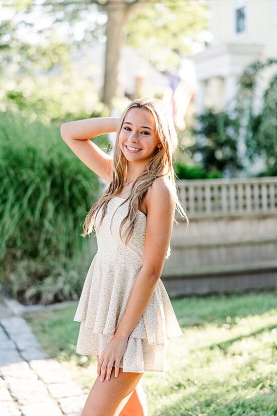 Cranston West Senior Session | Alyssa and Aiden - gloriagreenfield.com